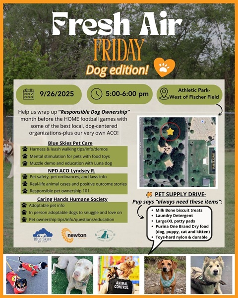 September Fresh Air Friday | City of Newton, KS